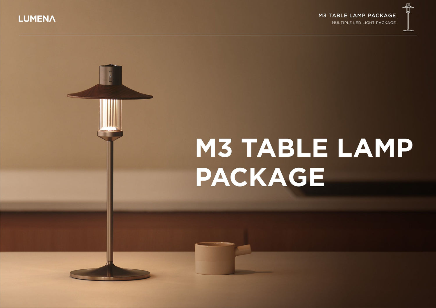 LUMENA - M3 Table Lamp Package – Nestful